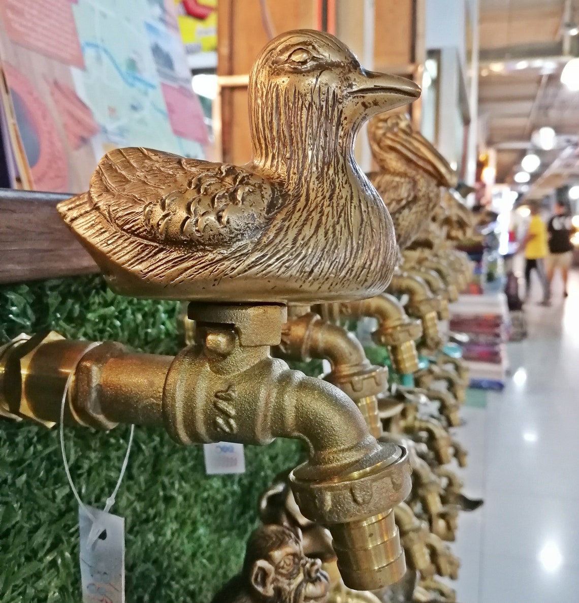 Faucet Duck Brass Vintage Garden Tap Water Spigot Yard Home - Etsy