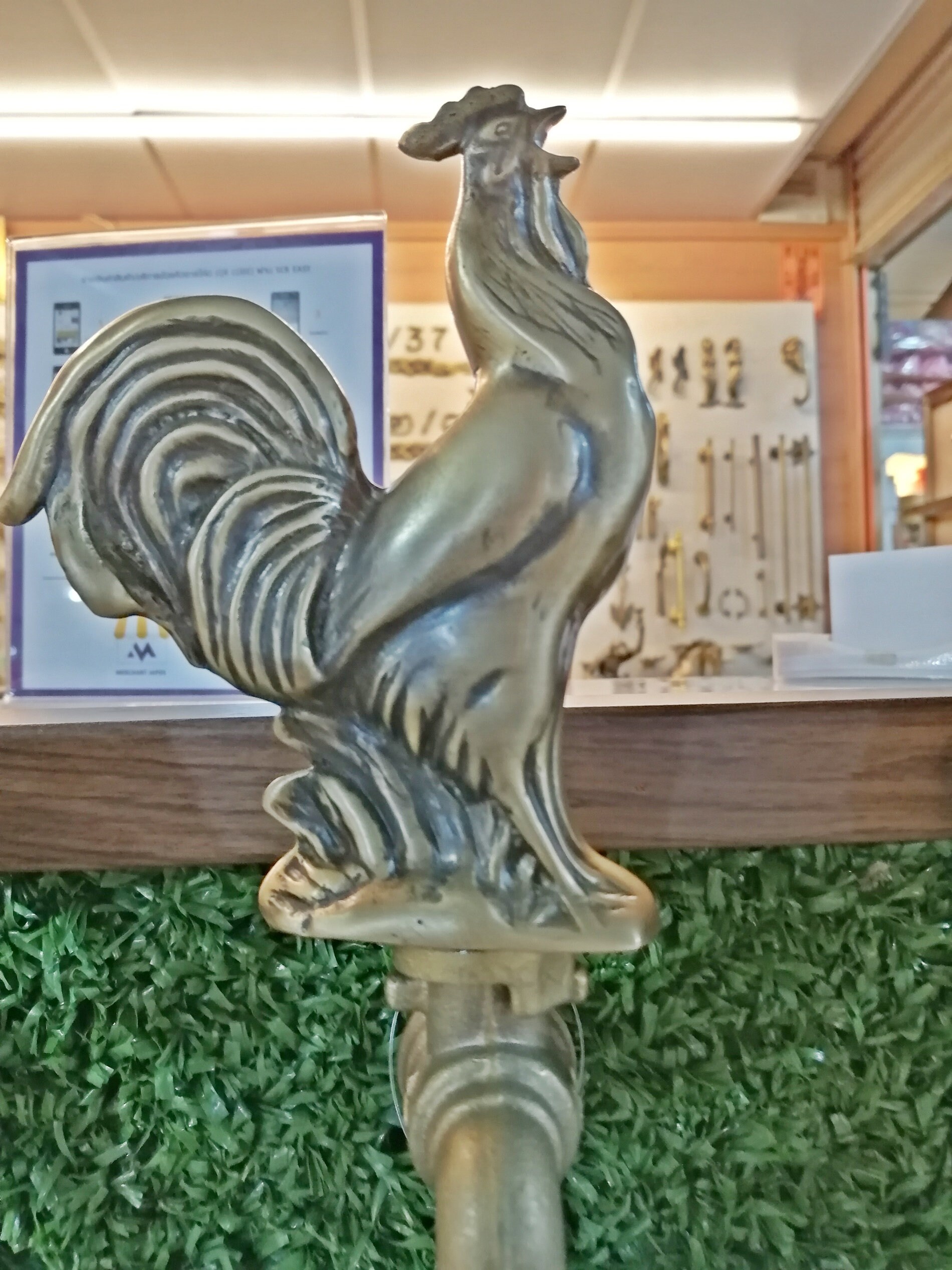 Faucet Brass Garden Rooster Spigot Vintage Yard Tap Water Home Decor ...