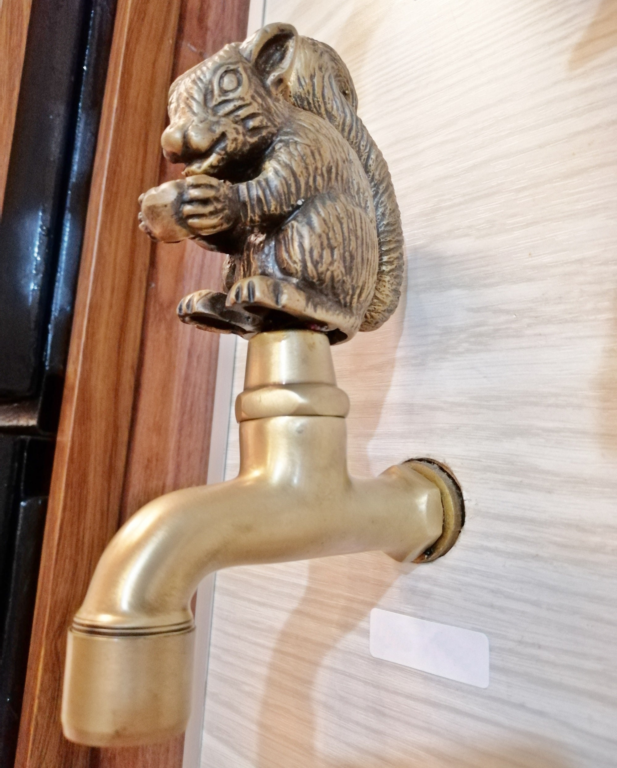 Tap Squirrel Spigot Vintage Brass Basin Sink Faucet Water Home Decor ...