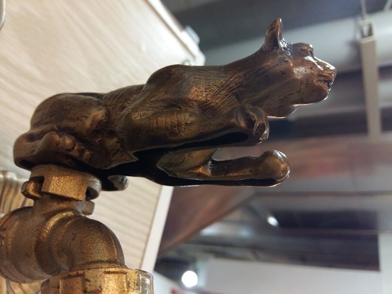 Faucet Water Spigot Tiger Brass Vintage Garden Decor Handle - Etsy