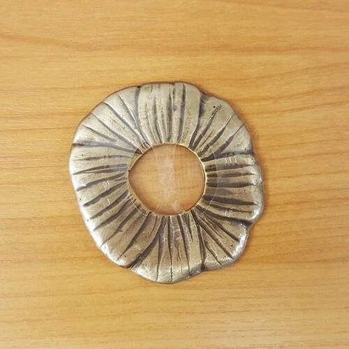 Faucet Brass Garden Hibiscus Base Water Tap Plate Vintage Home - Etsy