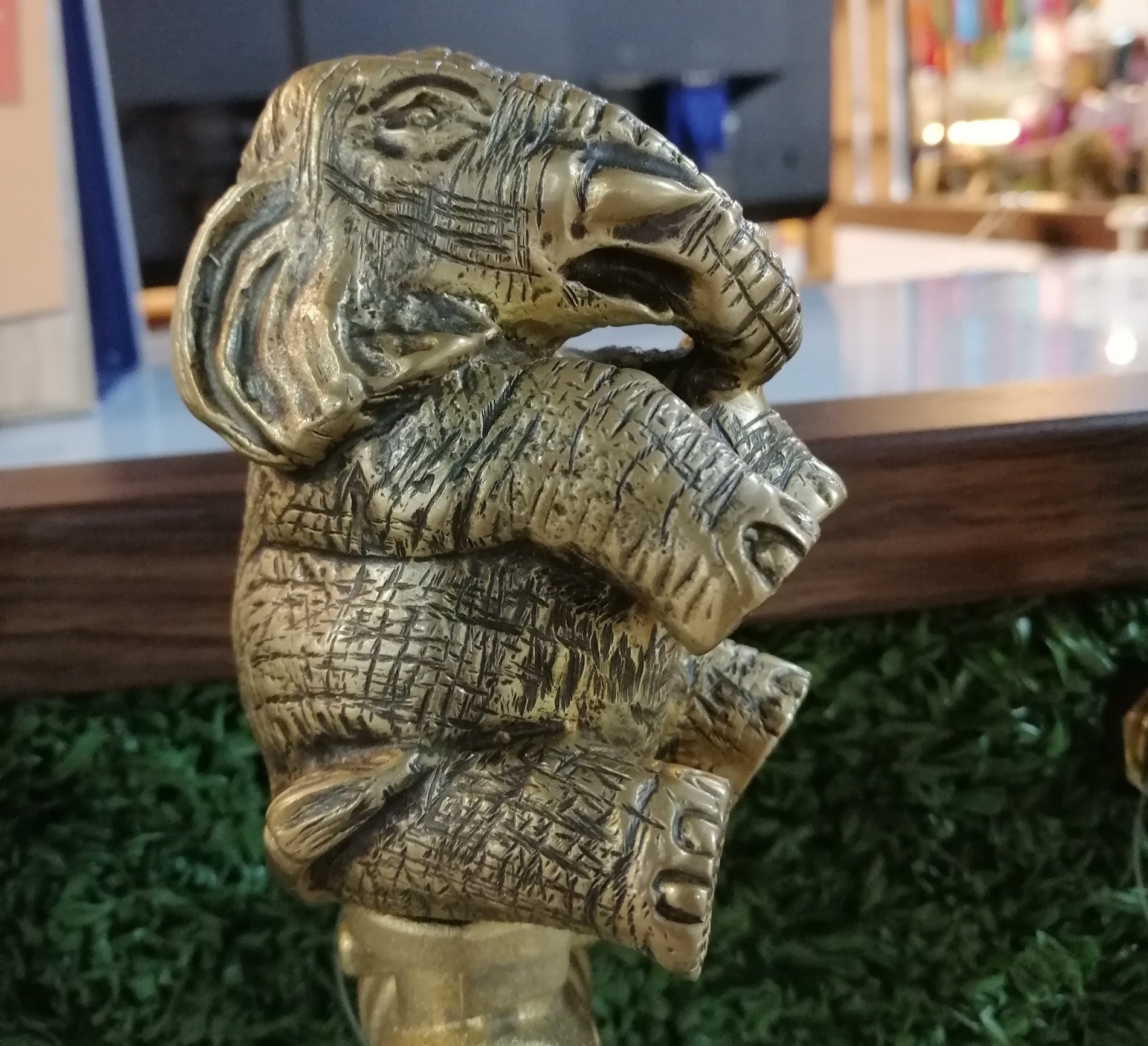 Tap Brass Thai Elephant Vintage Faucet Water Garden Spigot Home Decor ...