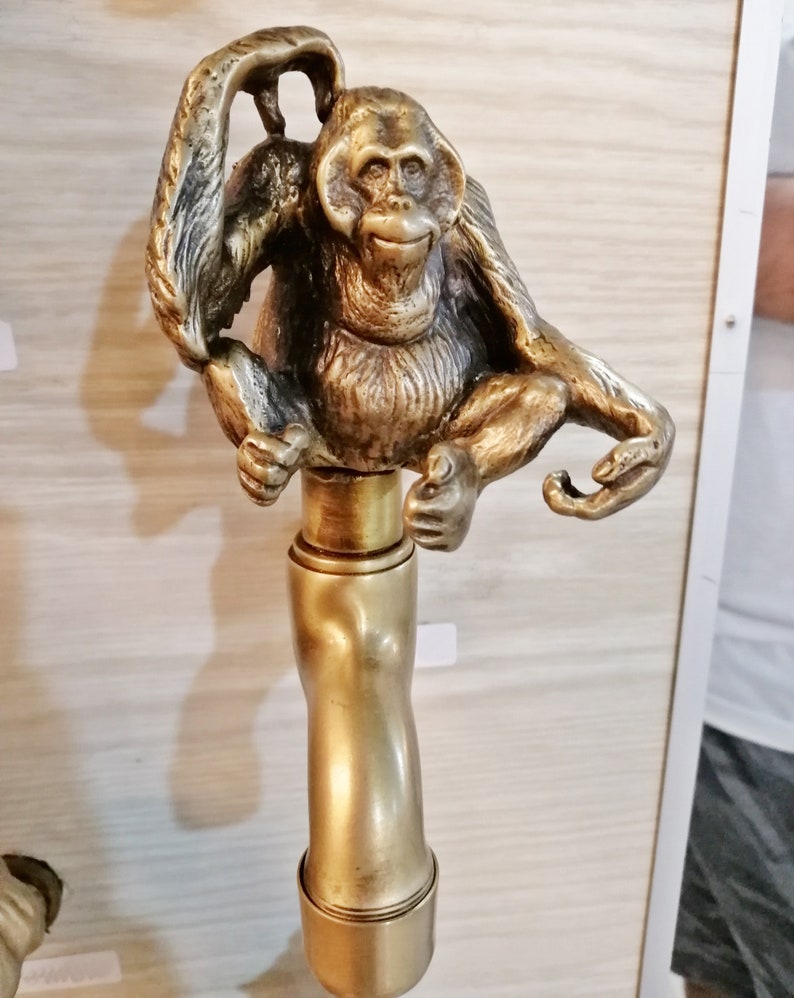 Brass Monkey Spigot Gorilla Basin Sink Faucet Tap Vintage Water Home ...