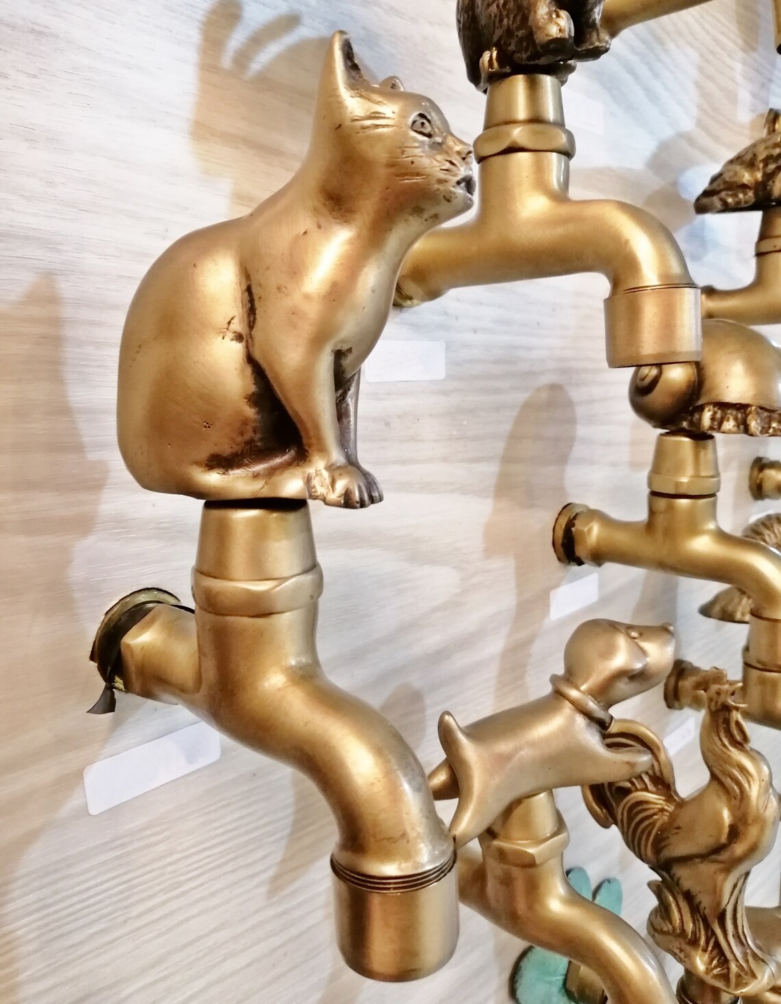 Cat Spigot Wash Bowl Vintage Water Brass Basin Sink Faucet Tap Home ...
