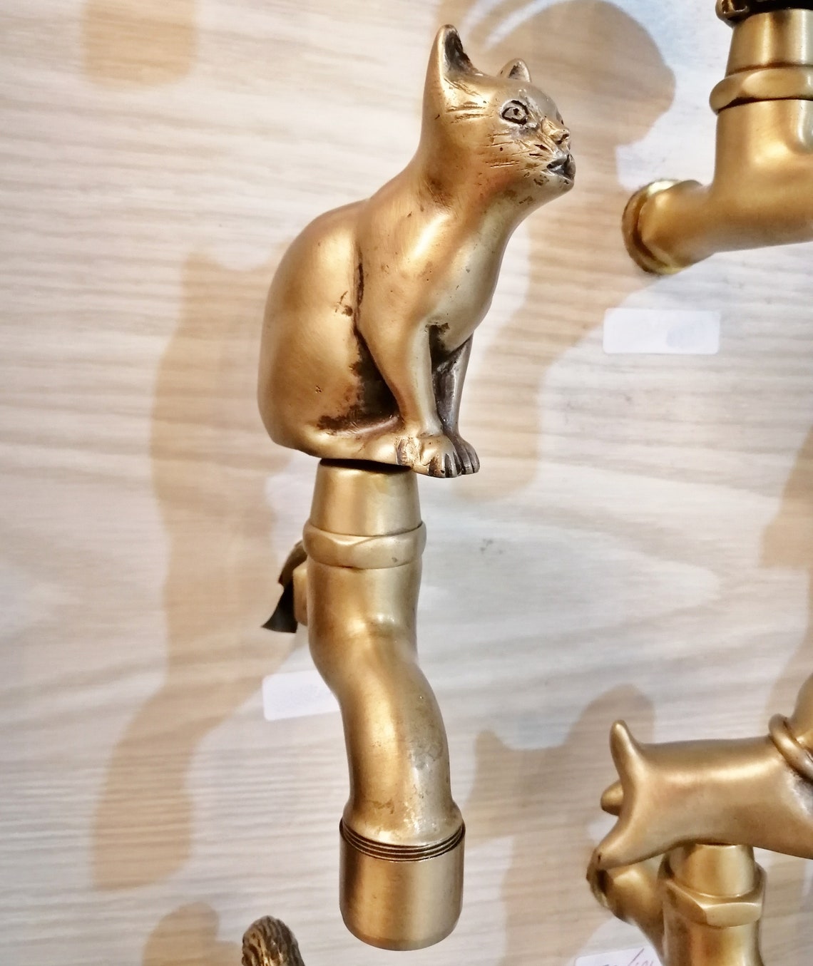 Cat Spigot Wash Bowl Vintage Water Brass Basin Sink Faucet Tap Home ...