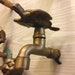 Faucet Water Brass Turtle Vintage Handle Spigot Sink Kitchen Decor Wash ...