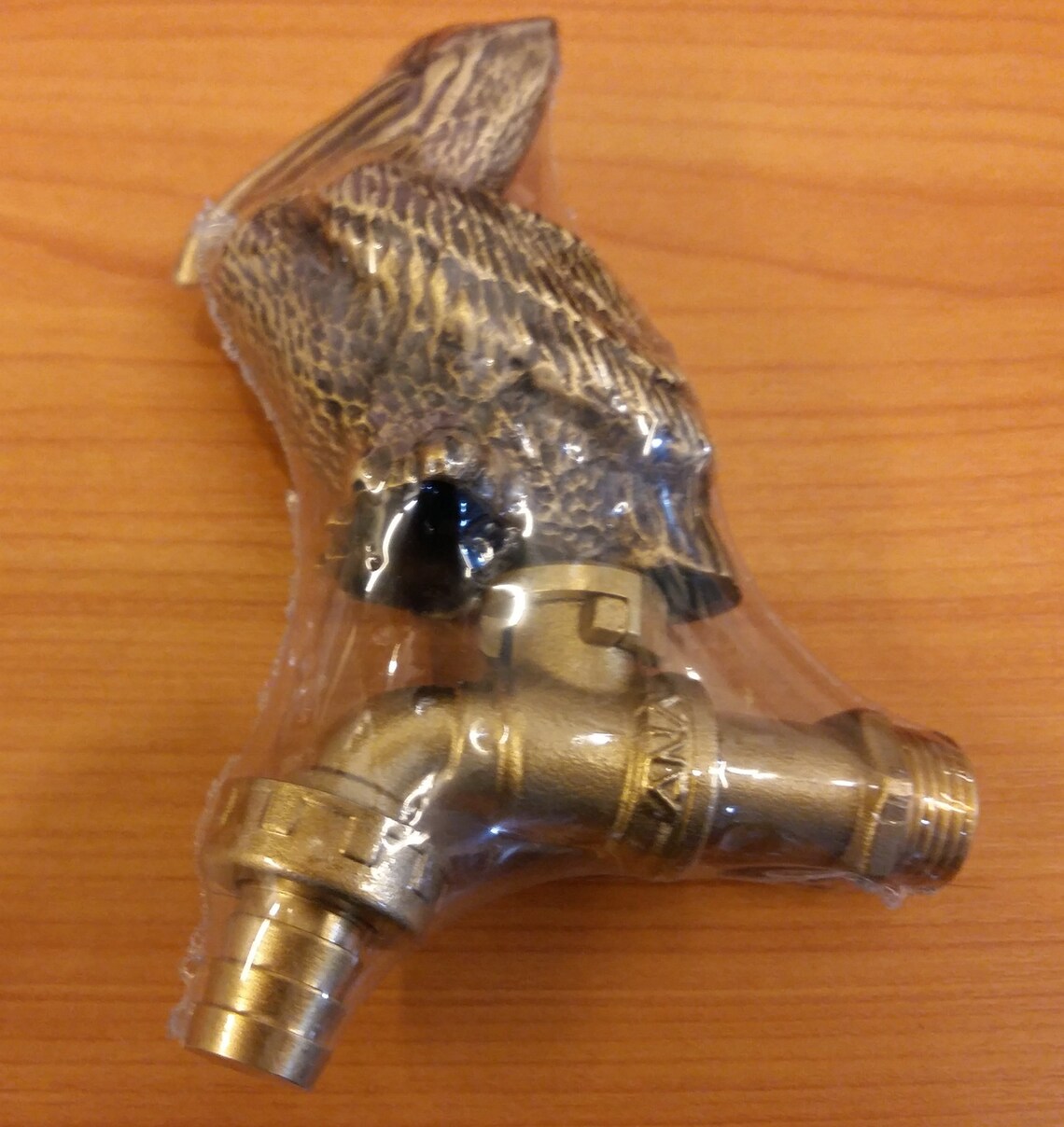 Faucet Water Brass Openbill Stork Bird Garden Spigot Vintage 1/2" Tap ...