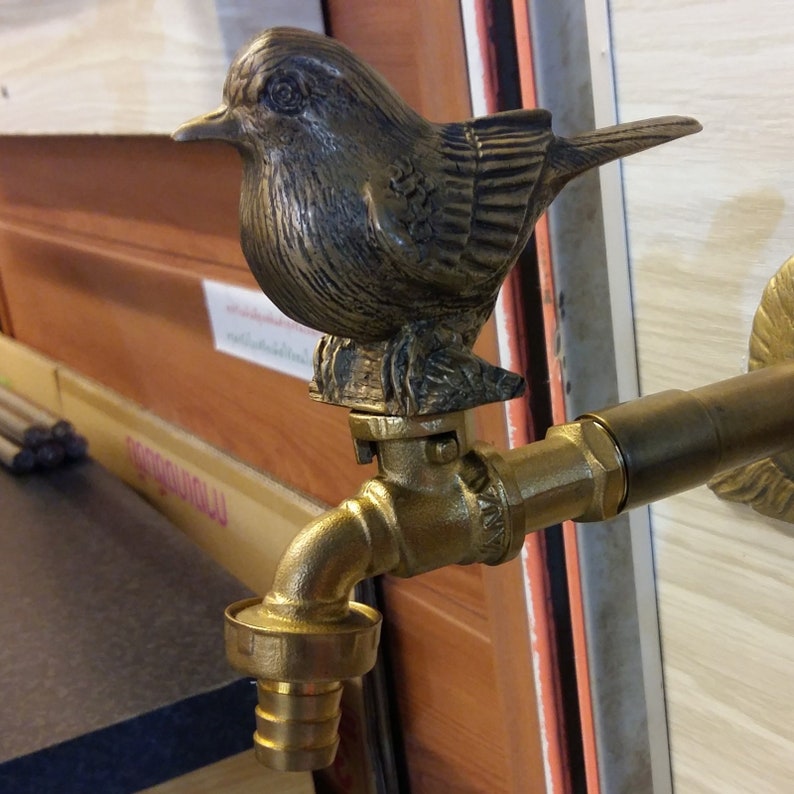 Tap Brass Bird Vintage Style Faucet Spigot Decor Garden Home Outdoo - Etsy