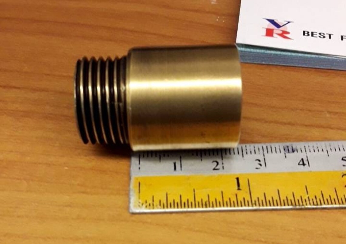 Brass Garden Tap Faucet Adapter Basin Extender Link Short Vintage Water ...