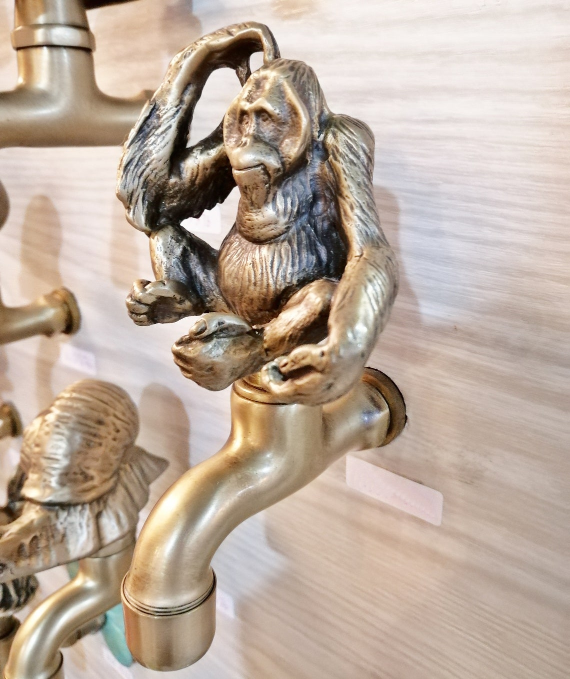 Brass Monkey Spigot Gorilla Basin Sink Faucet Tap Vintage - Etsy