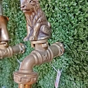 Tap Garden Brass Dog Vintage Faucet Water Spigot Decor Home Yard ...