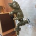 Faucet Yard Vintage Garden Brass Dog Spigot Tap Water Home Decor Living ...