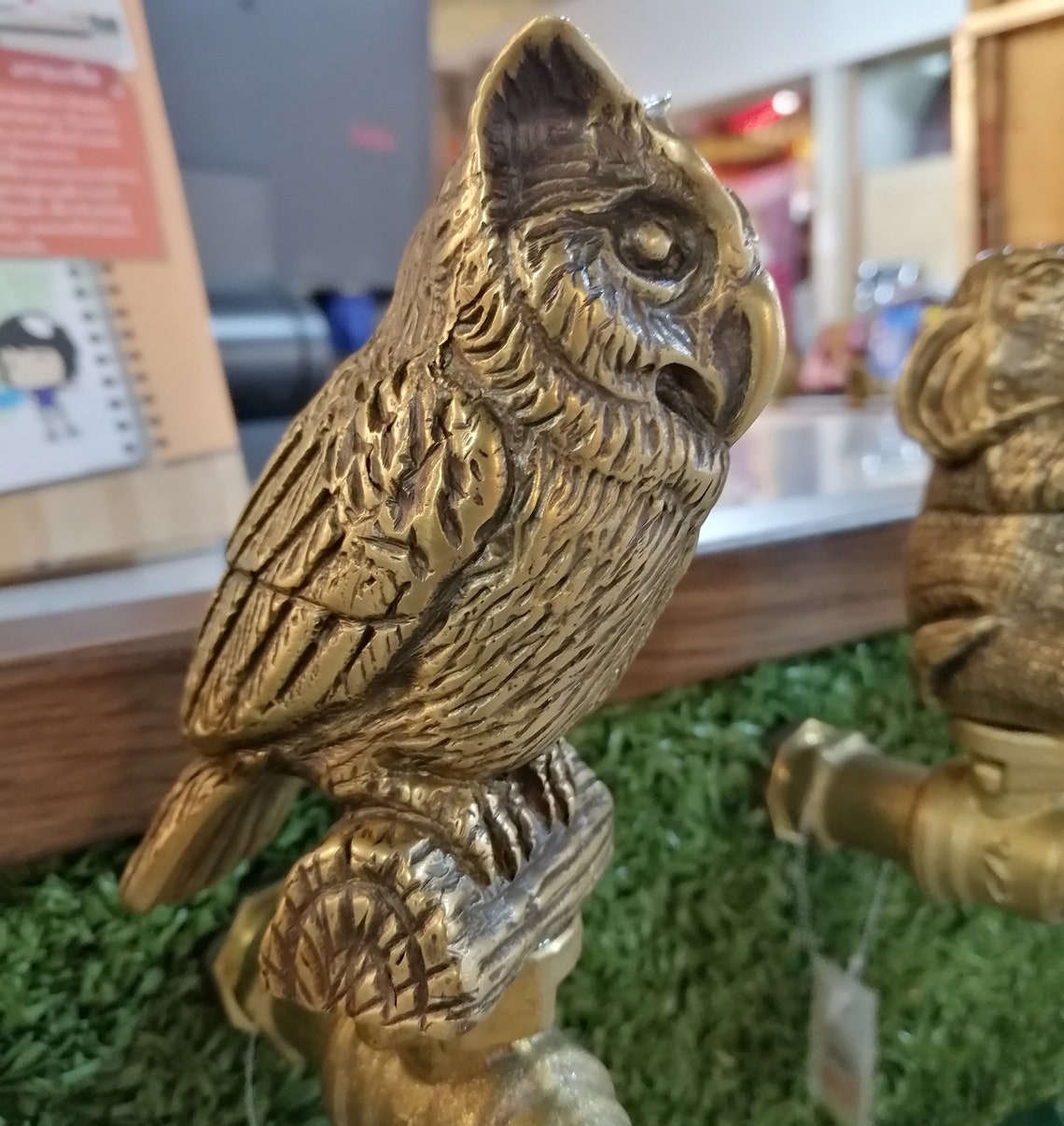 Faucet Brass Owl Tap Water Spout Bathroom Spigot Vintage Home Outdoor ...