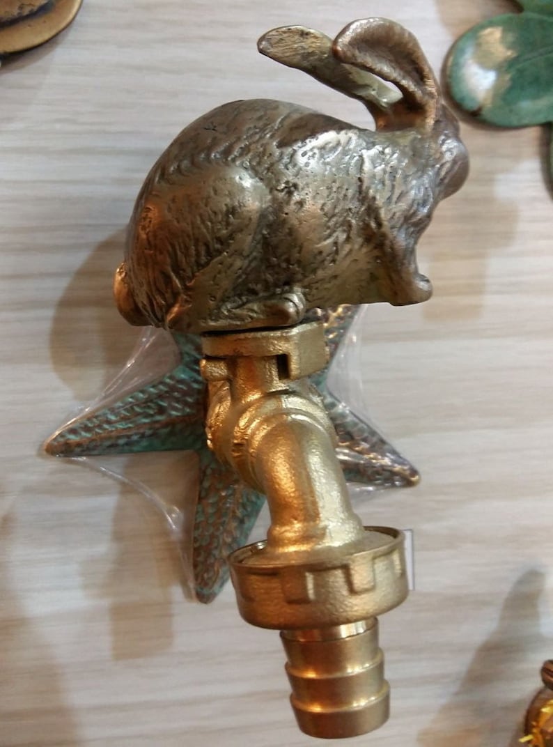 Faucet Brass Rabbits Vintage Garden Spigots Tap 1/2 - Etsy