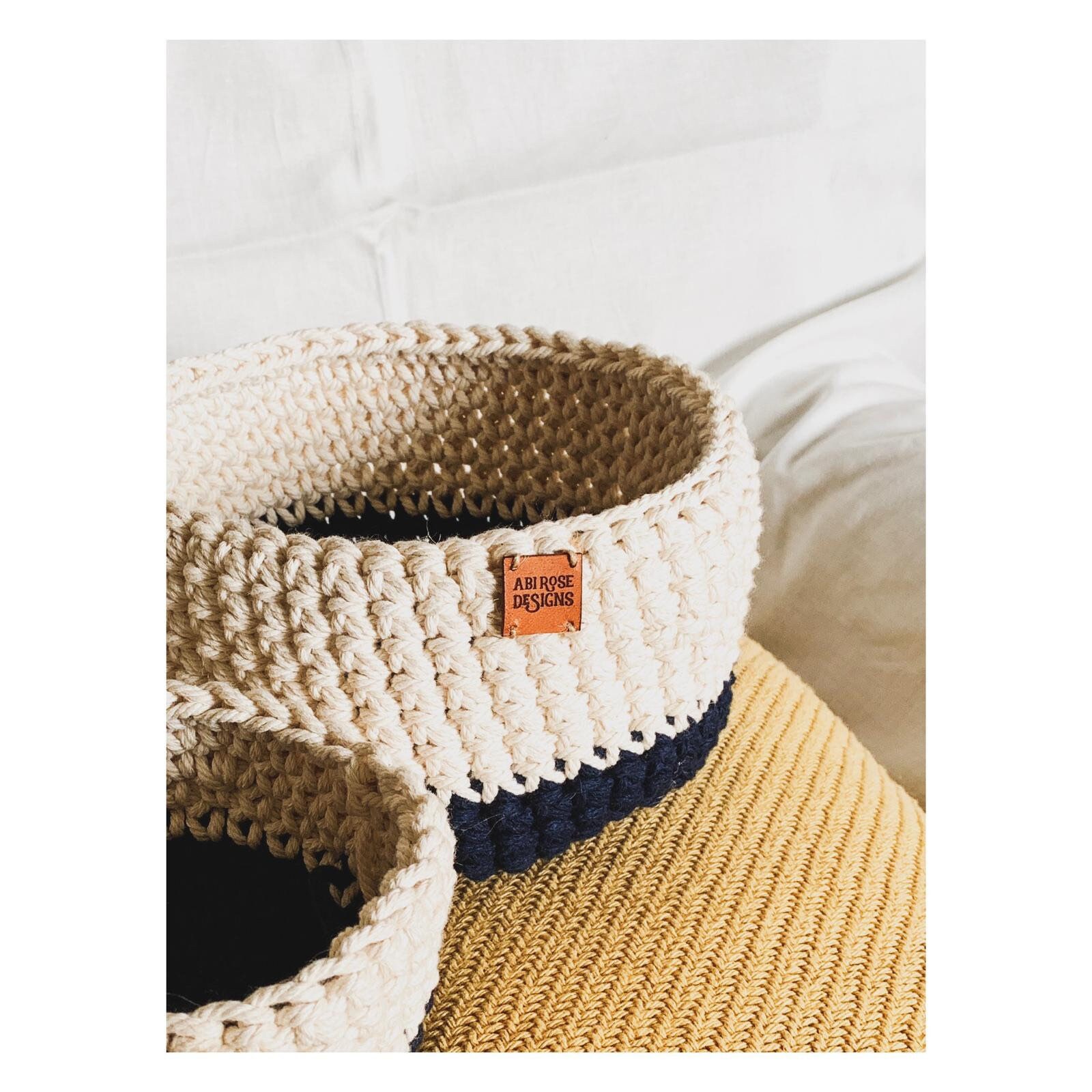 Handmade Crochet Storage Basket - Etsy