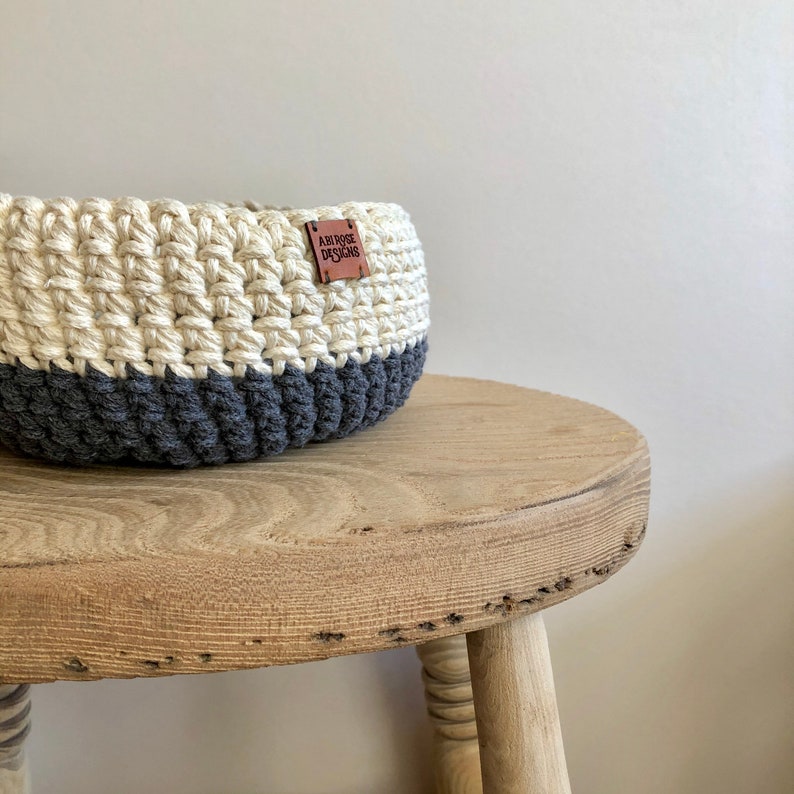 Handmade Crochet Storage Basket - Etsy