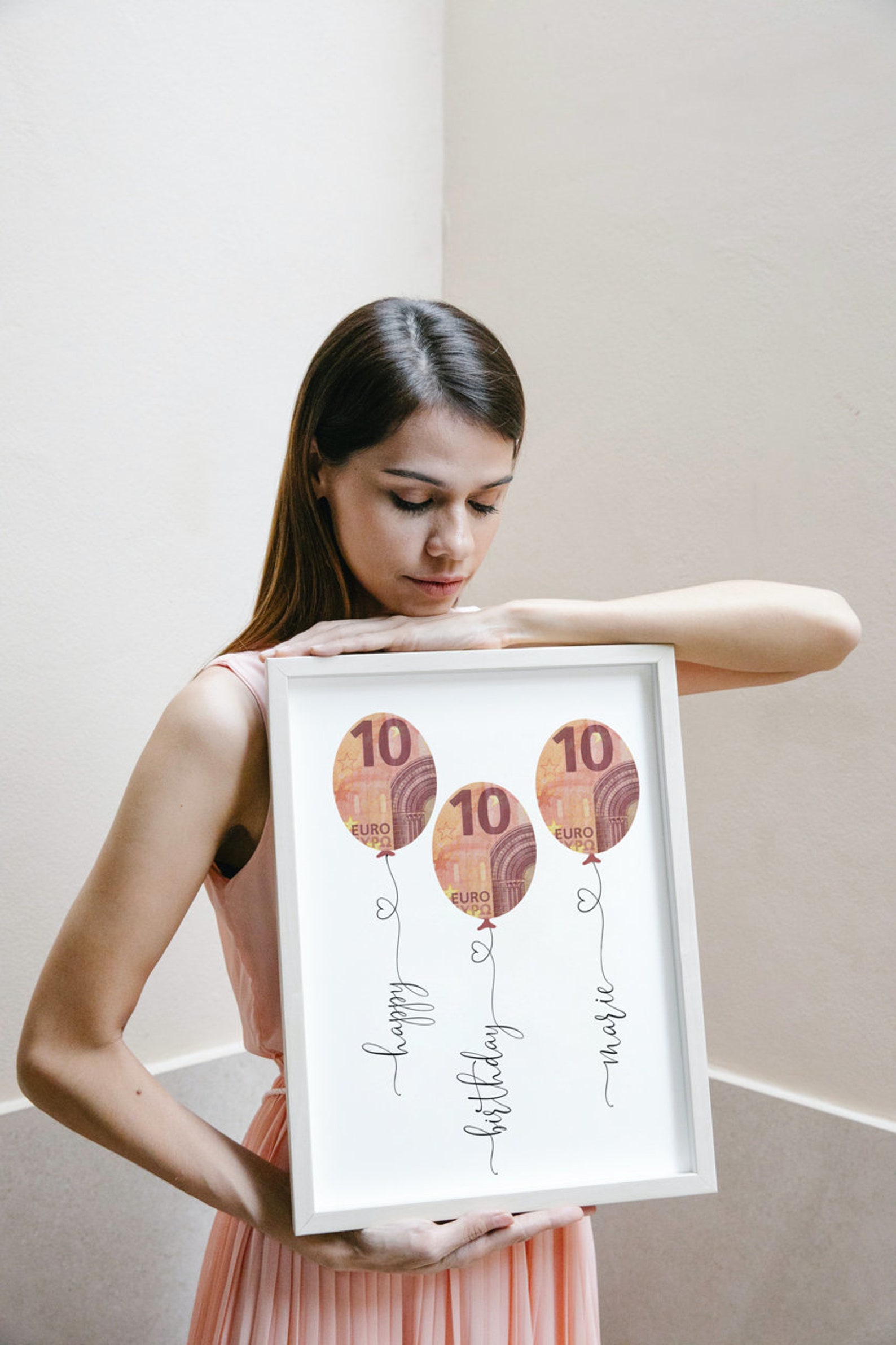 Money Present birthday Custom With Name Print at - Etsy