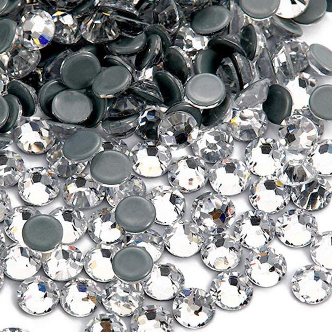 1440-crystal Clear Rhinestones High Quality - GLASS- Hotfix - - Etsy