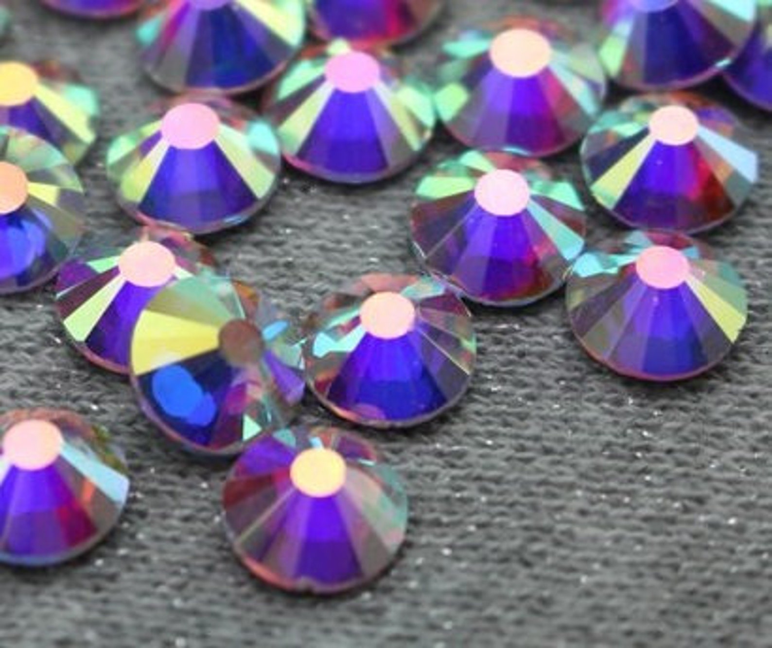 Crystal AB Rhinestone High Quality - GLASS- HOTFIX Ss10 - Ss16 - Ss20 ...