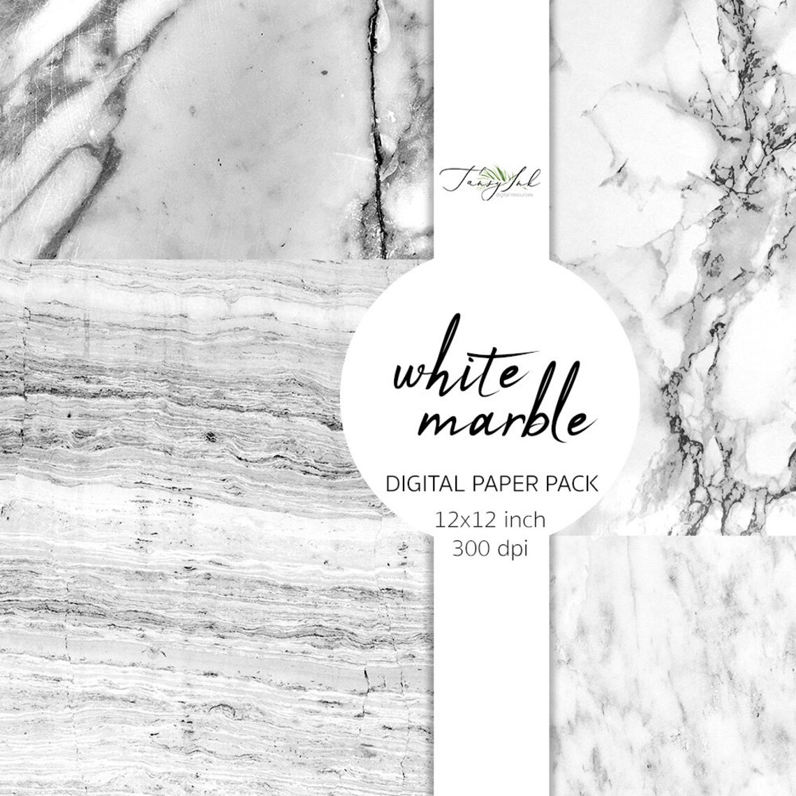 White Marble Digital Paper Marble Background Grey Marble - Etsy