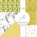 Yellow Digital Paper Watercolor Leaves Yellow Watercolor - Etsy
