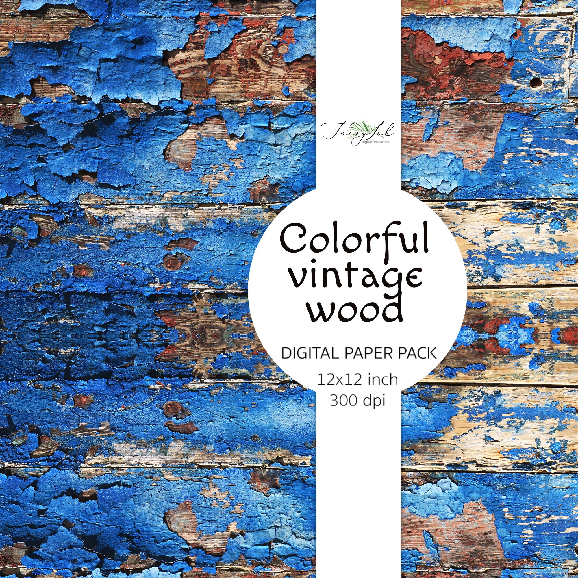 Colorful Vintage Wood Digital Paper Wood Background Wood - Etsy