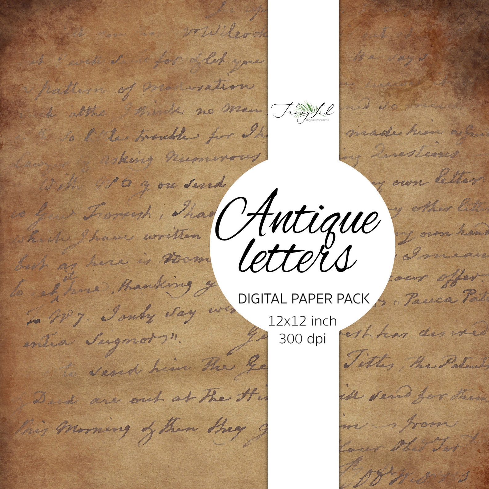Antique Letters Digital Paper, Handwritten Letter, Junk Journal, Old ...