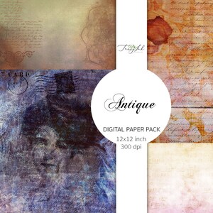 Antique Digital Paper, Rustic Paper, Vintage Background, Old Paper ...