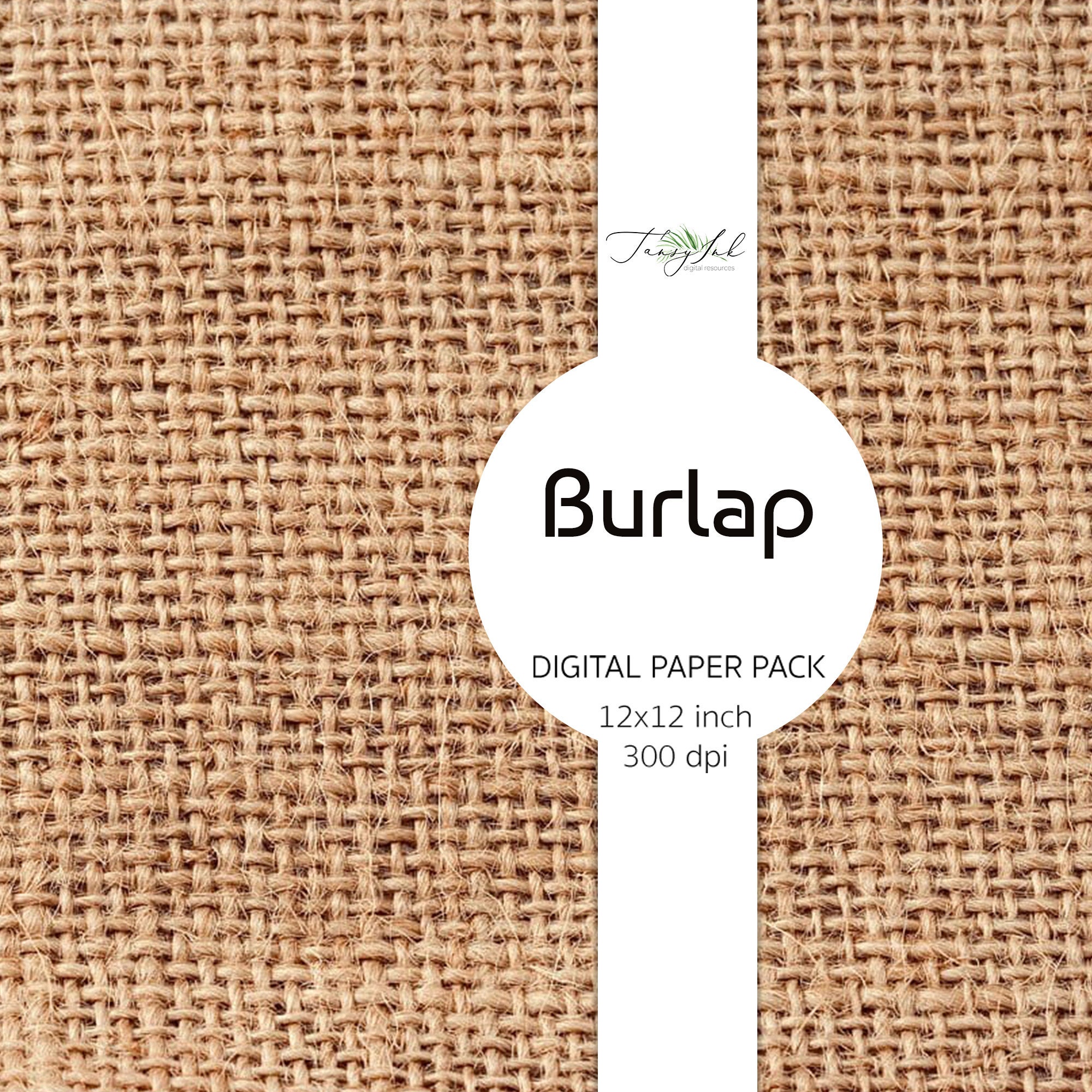Burlap Digital Paper Scrapbooking Paper Fabric Paper Canvas - Etsy
