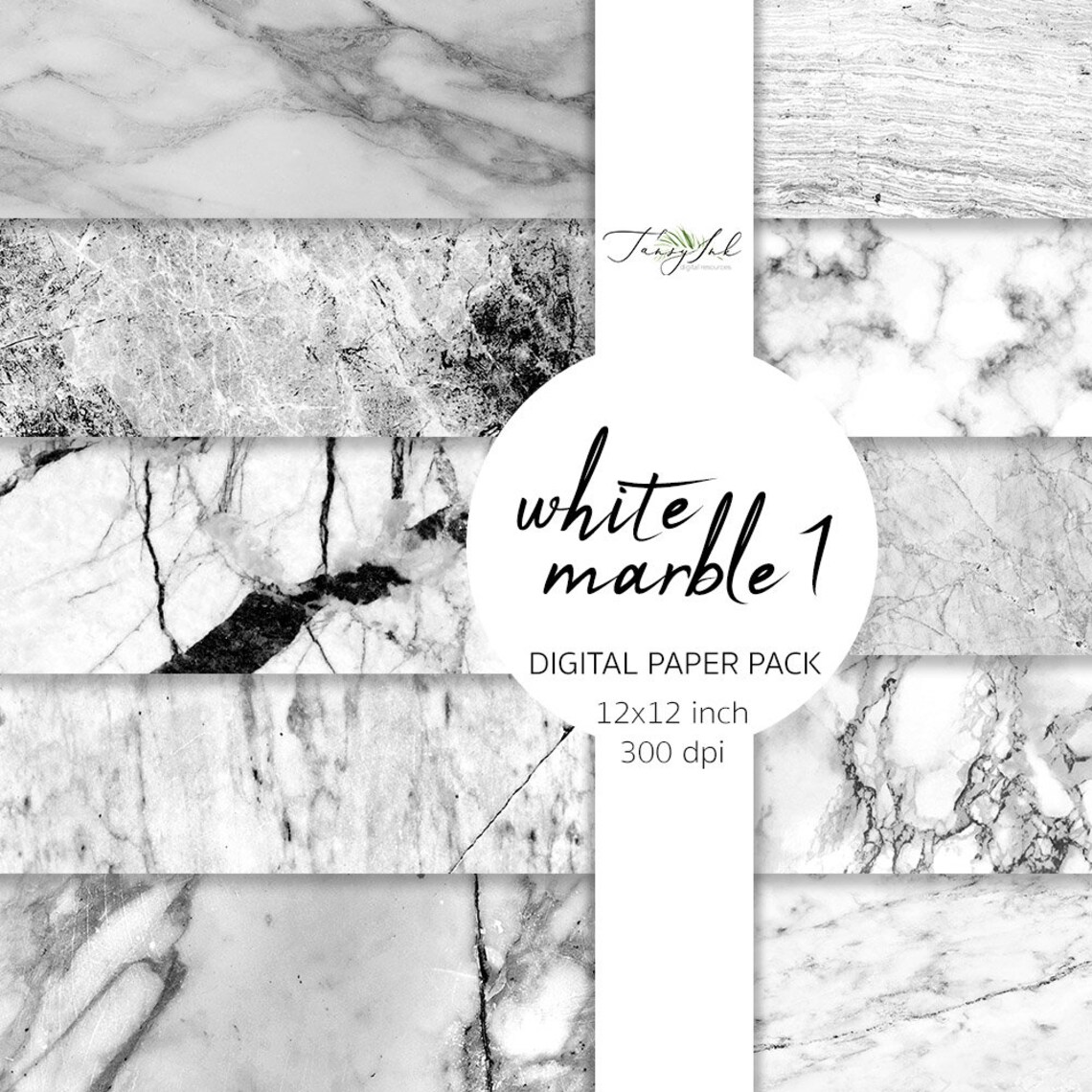 White Marble Digital Paper Marble Background Grey Marble - Etsy