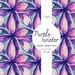 Purple Winter Digital Paper Seamless Paper Winter Flowers - Etsy