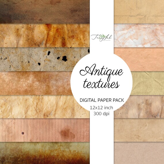 Antique Textures Digital Paper Scrapbooking Paper Vintage - Etsy