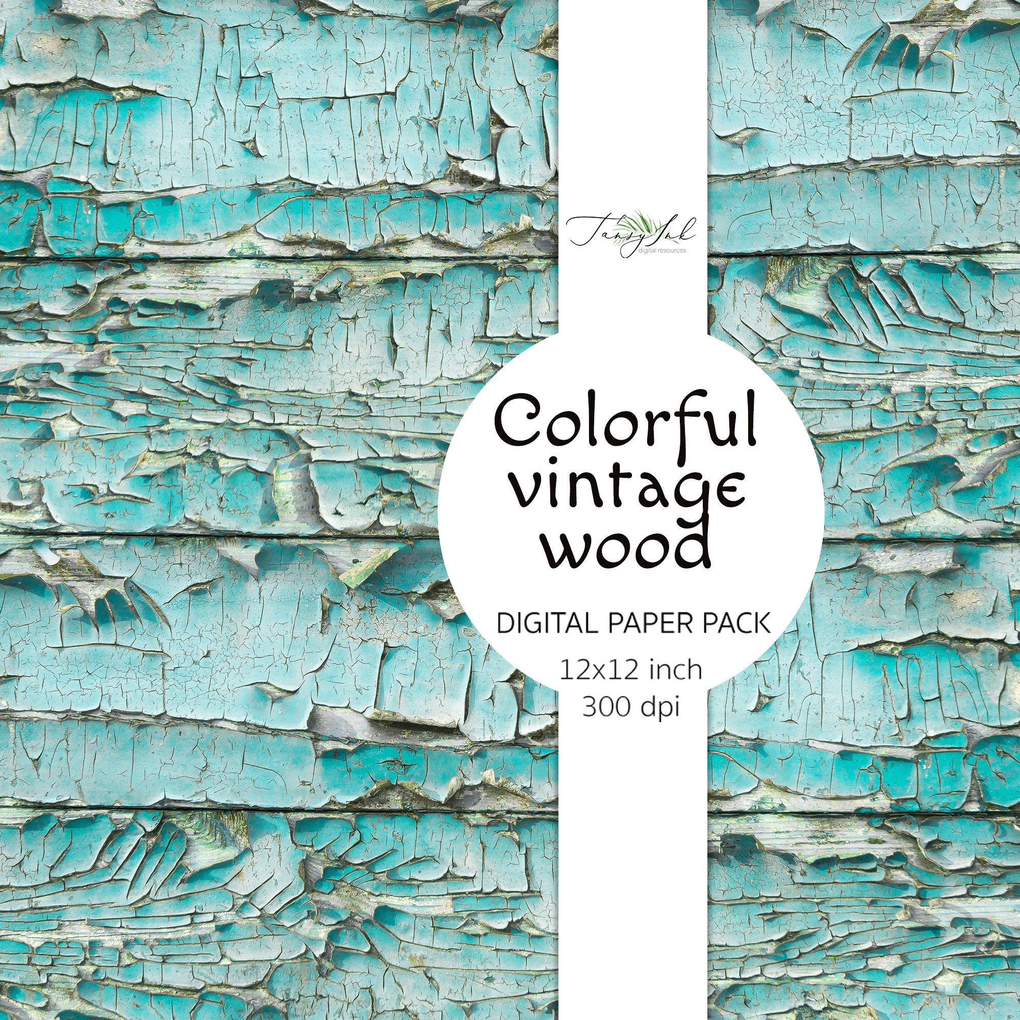 Colorful Vintage Wood Digital Paper Wood Background Wood | Etsy
