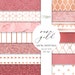 Rose Gold Digital Paper, Rose Gold Glitter, Metallic Rose Gold, Copper ...