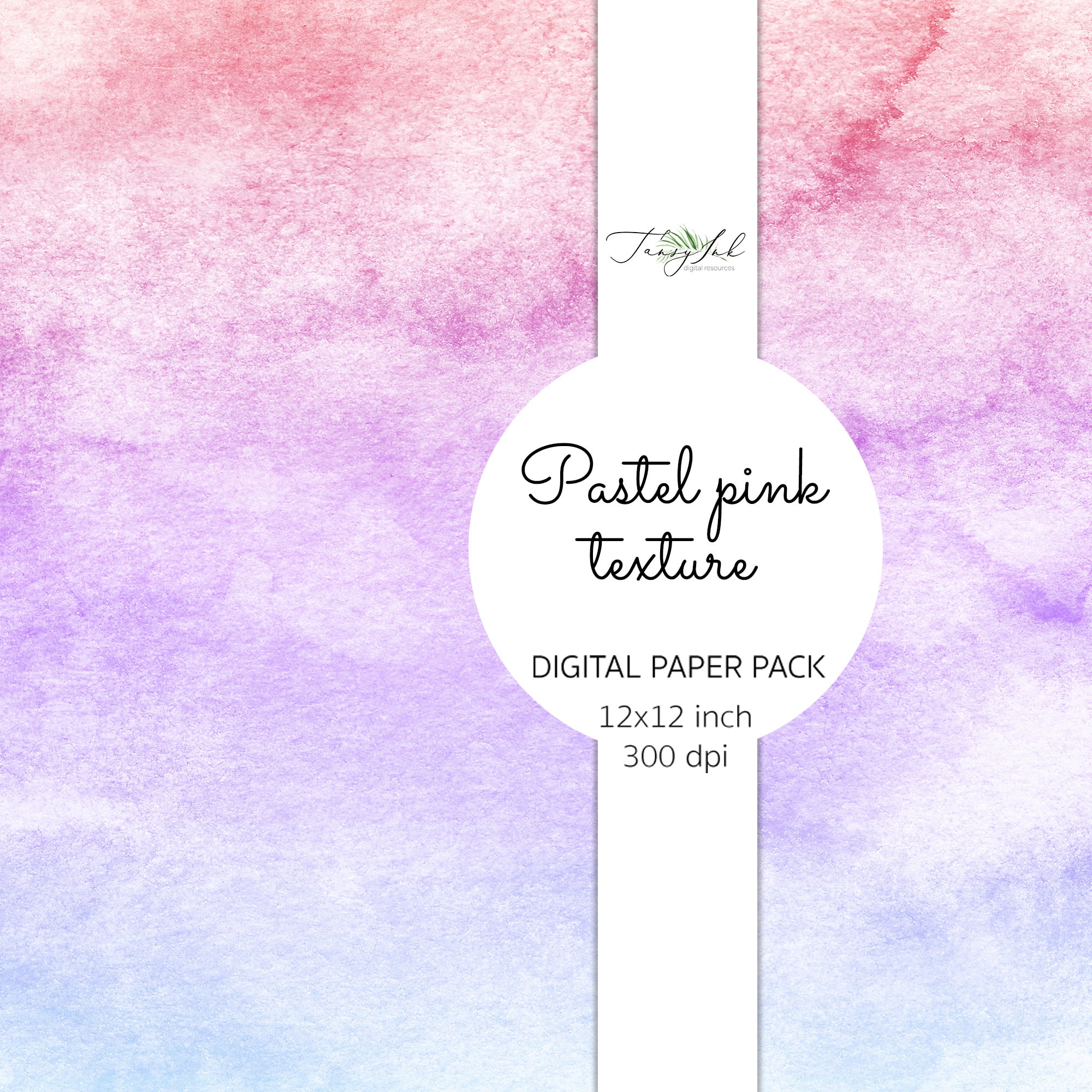 Pastel pink texture digital paper watercolor paper gradient | Etsy