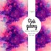Pink Galaxy Digital Paper, Watercolor Stardust, Scrapbook Paper, Pastel ...