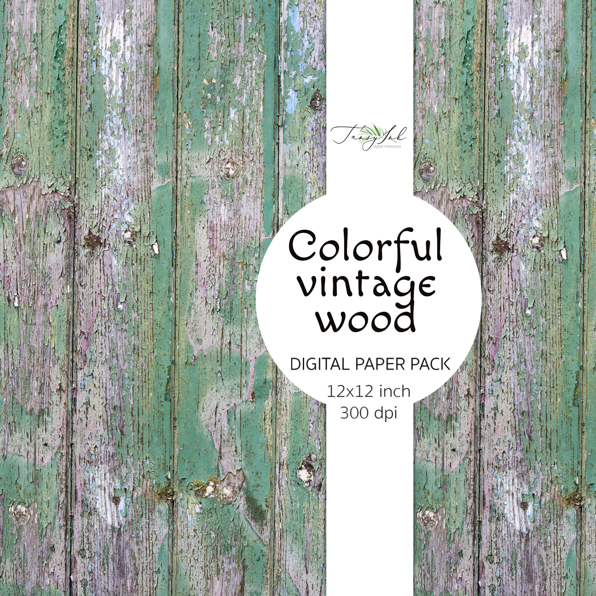 Colorful Vintage Wood Digital Paper Wood Background Wood | Etsy