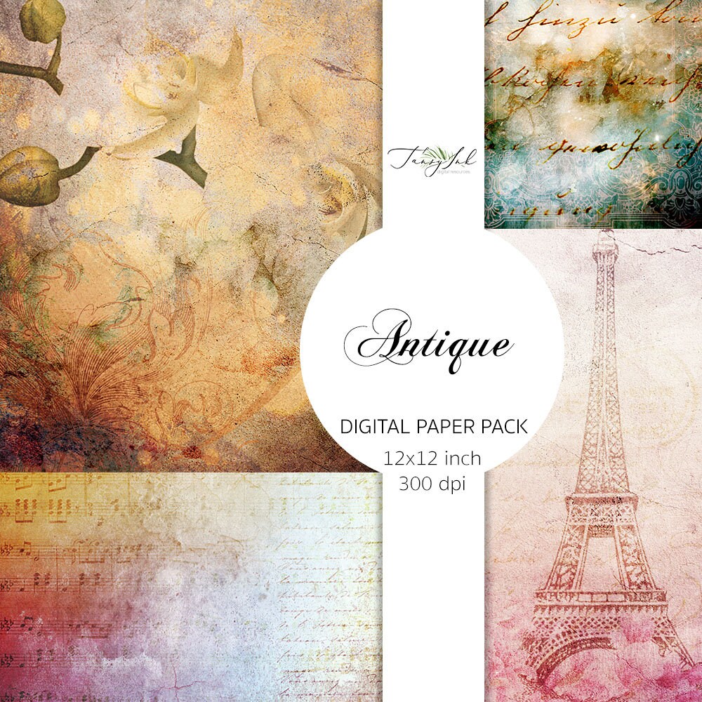 Antique Digital Paper Rustic Paper Vintage Background Old | Etsy