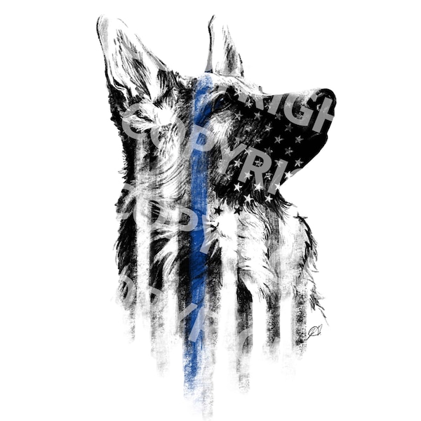 Police K9 Flags - Etsy