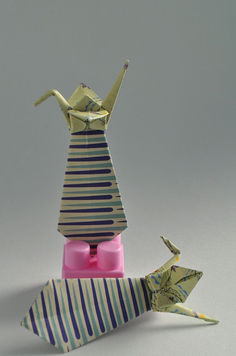 Marques-page Grue en origami thème du Petit-Prince - Etsy France