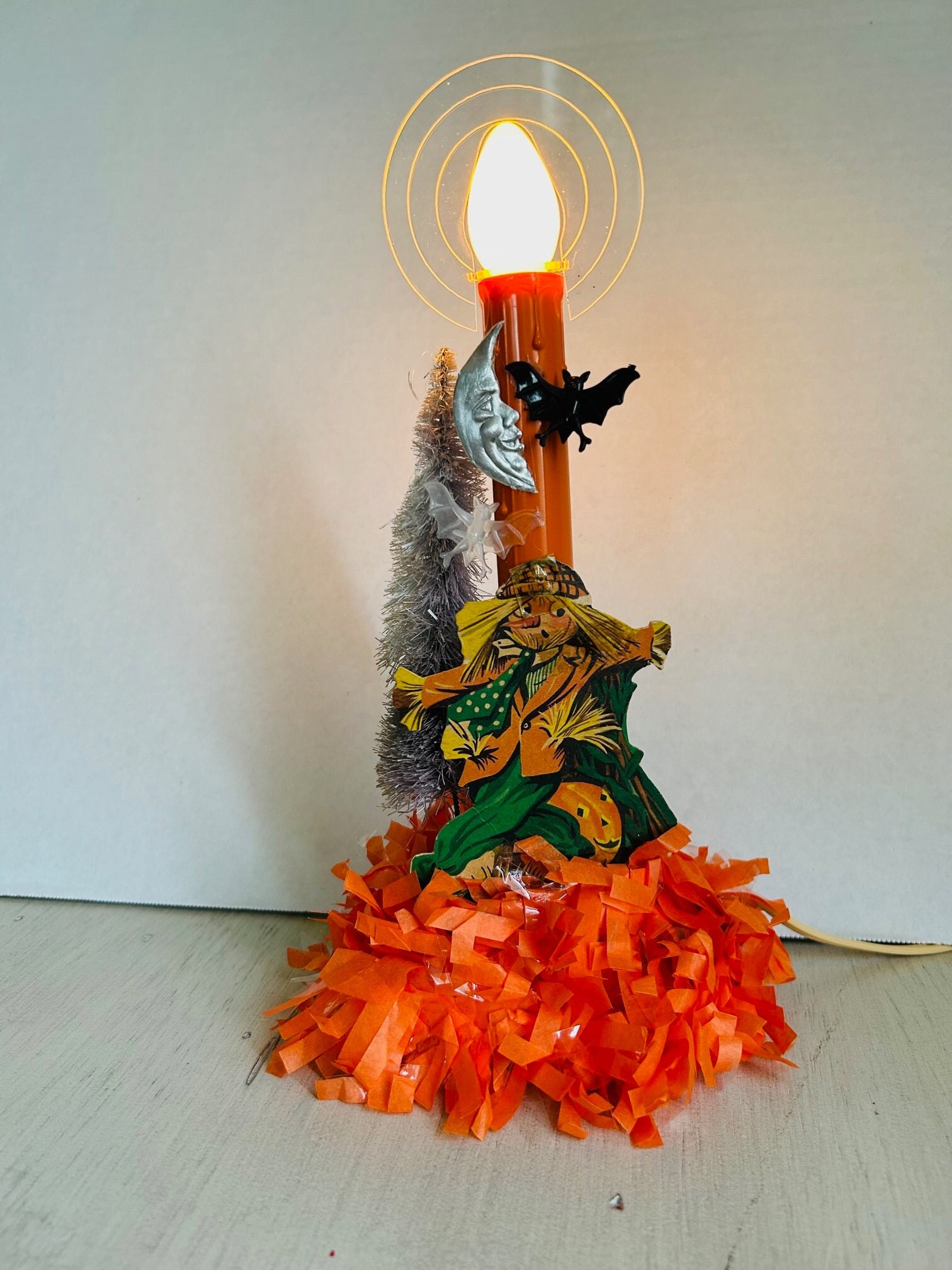 Rare Vintage Eureka Scarecrow Die Cut With a NEW Harvest - Etsy