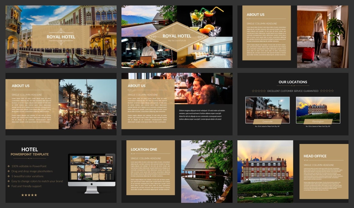 Hotel Powerpoint Presentation Templates
