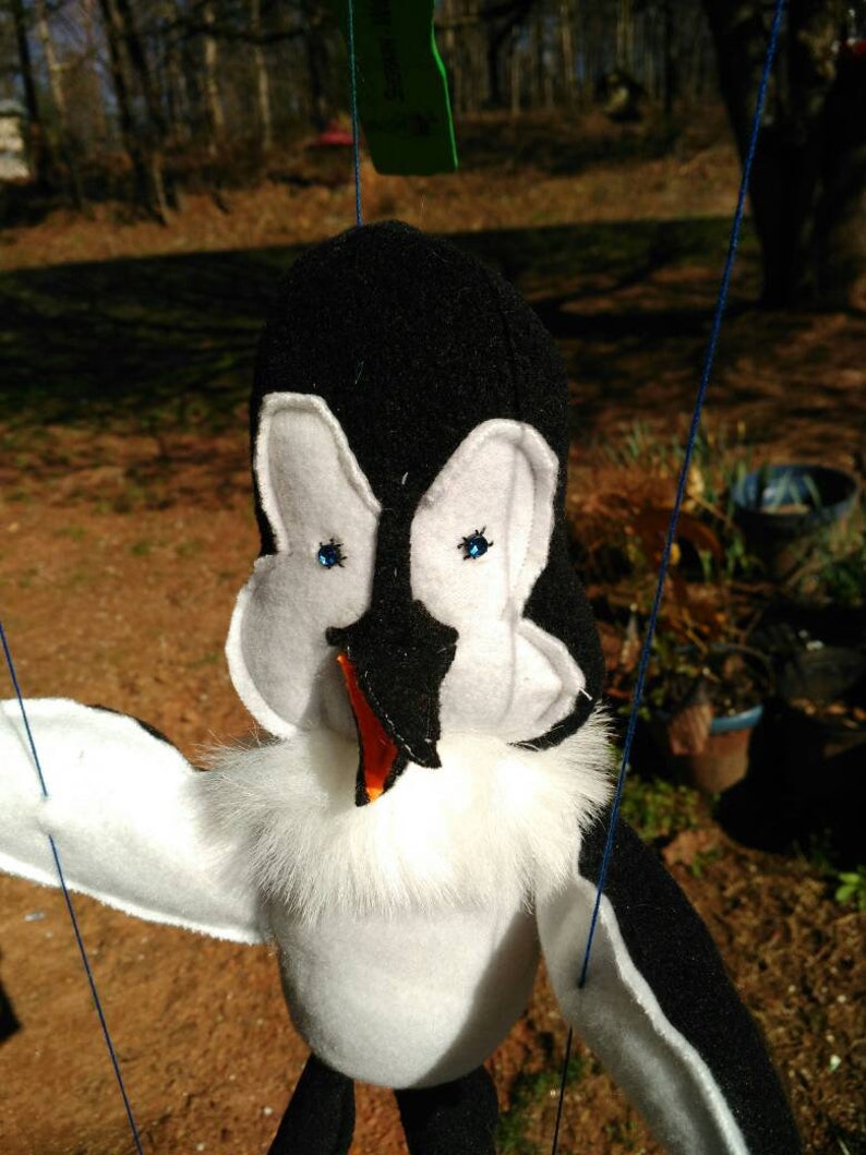 Penguin String Puppets. They Waddle Around Playing on the Ice. These ...