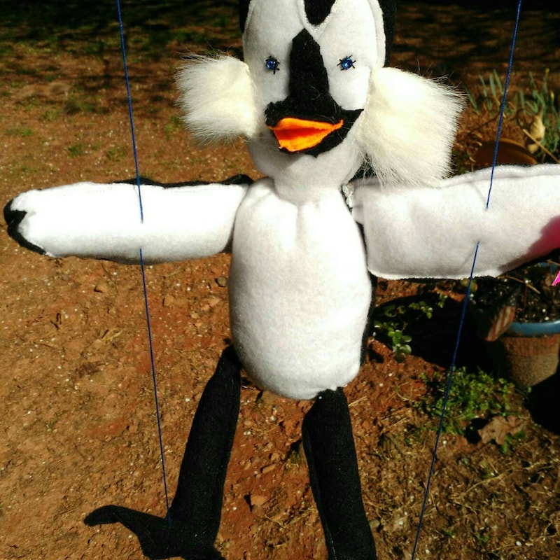 Penguin Puppet - Etsy