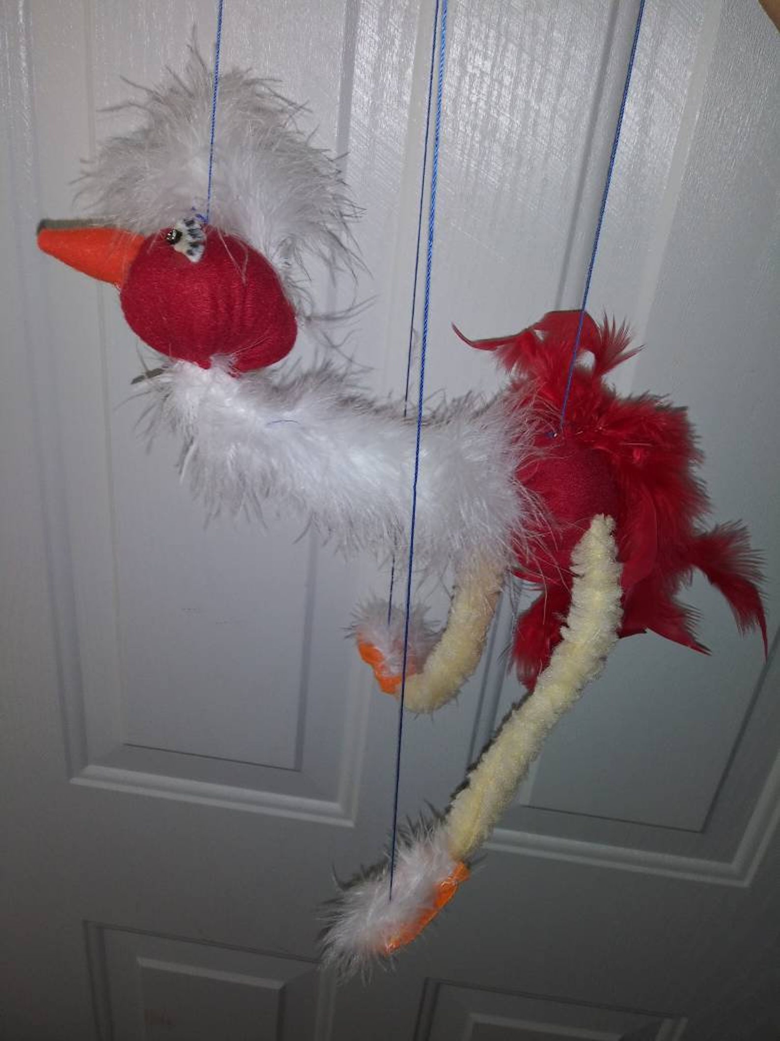 Bird String Puppets in Beautiful Pastel Colors. - Etsy