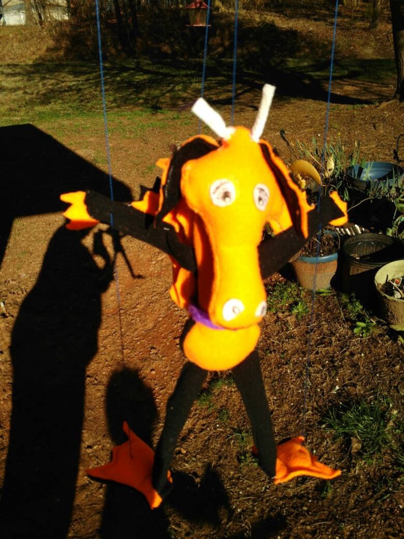 Dragon String Puppets. Protector of the Castle. - Etsy