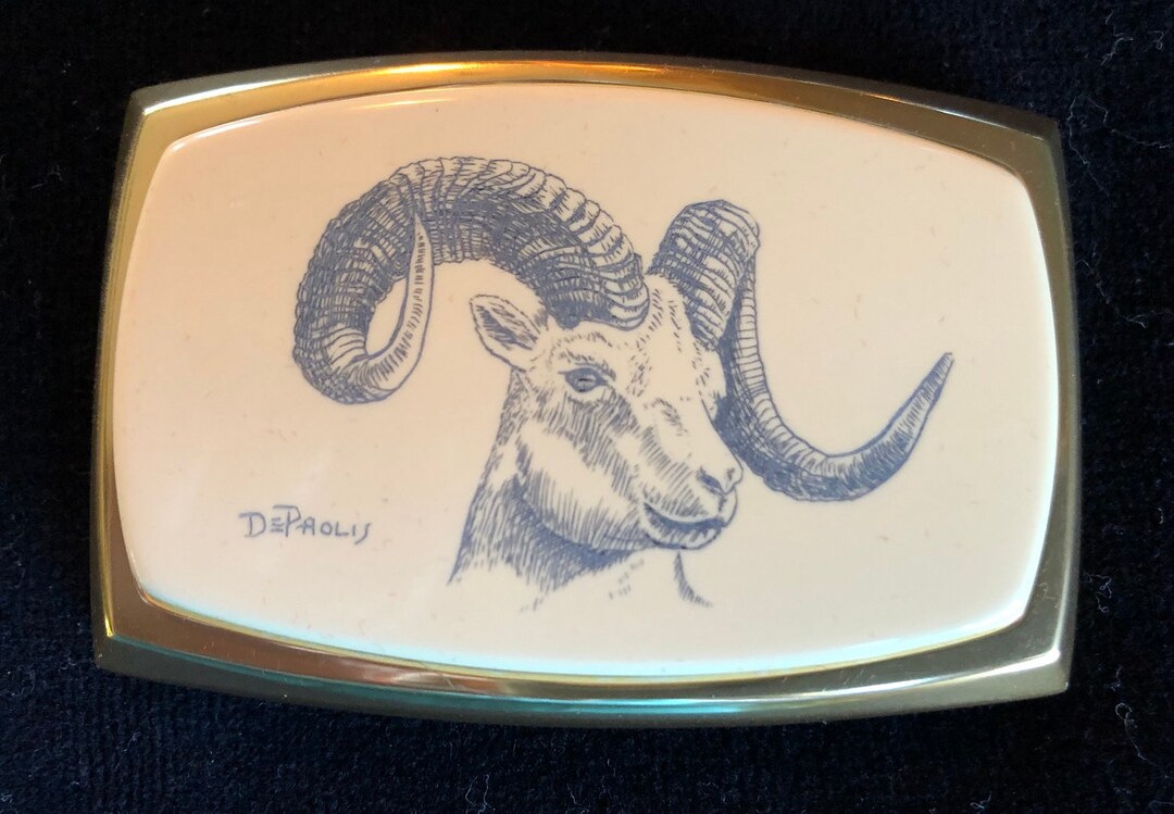 Dall Ram Sheep Belt Buckle by Lou Depaolis - Etsy