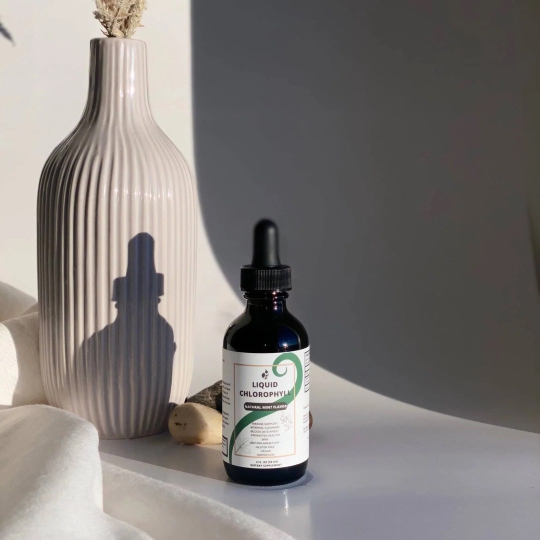 Concentrated Liquid Chlorophyll Mint Drops 2oz - Etsy