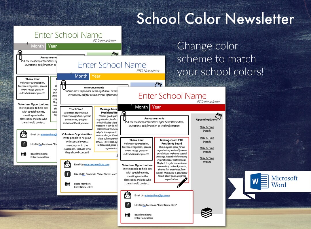 Classroom Newsletter Template | Teacher Newsletter / Email Newsletter ...