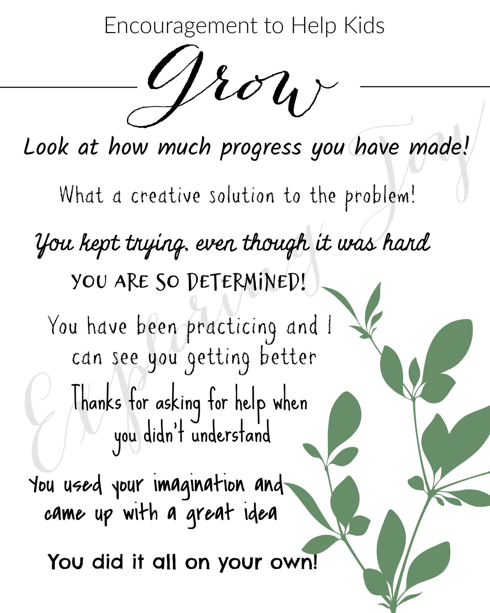 Growth Mindset Posters / Printables for Home and Classroom / Questions ...